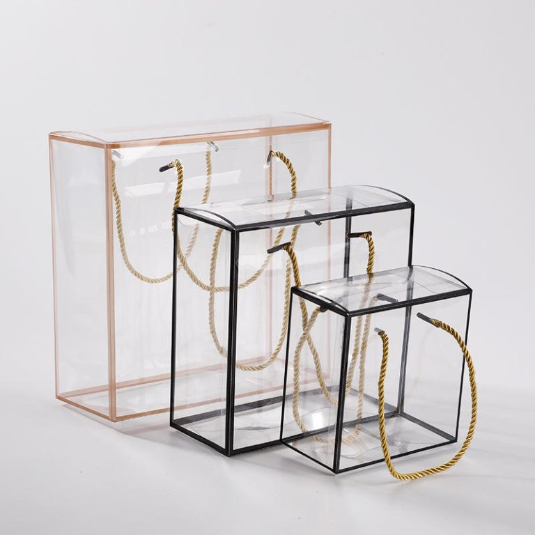 Design of printed PVC gift box handle - PVC Box Manufacturers, Printed ...